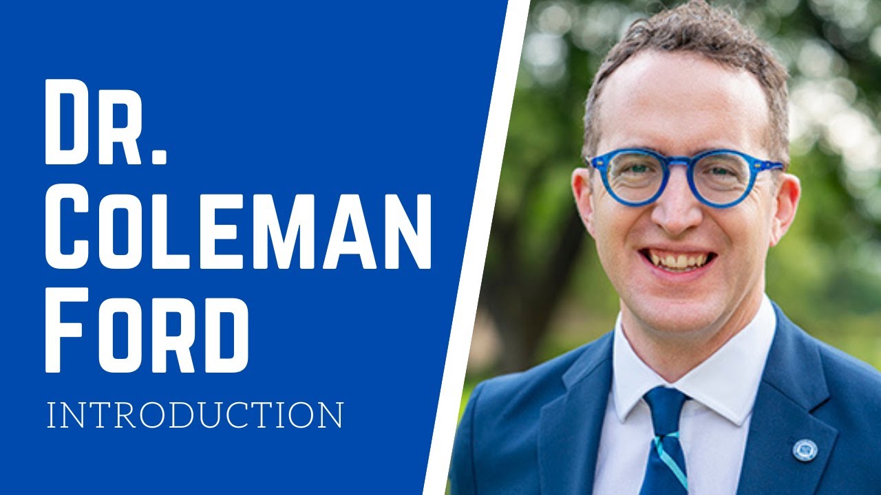 Dr. Coleman Ford - Professor Introduction - YouTube