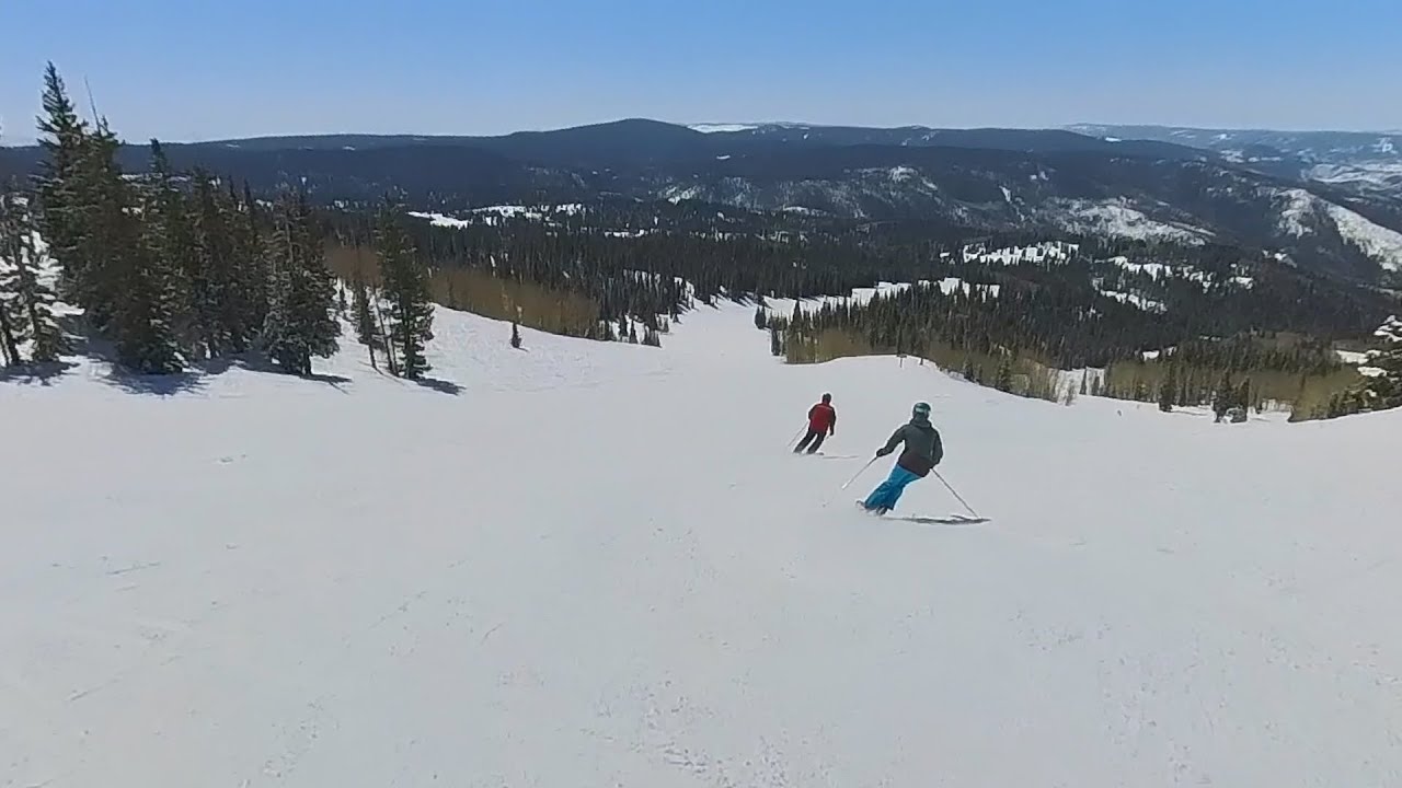 Steamboat Ski Resort - Tomahawk Face (Blue Run) to Tomahawk (Green Run ...