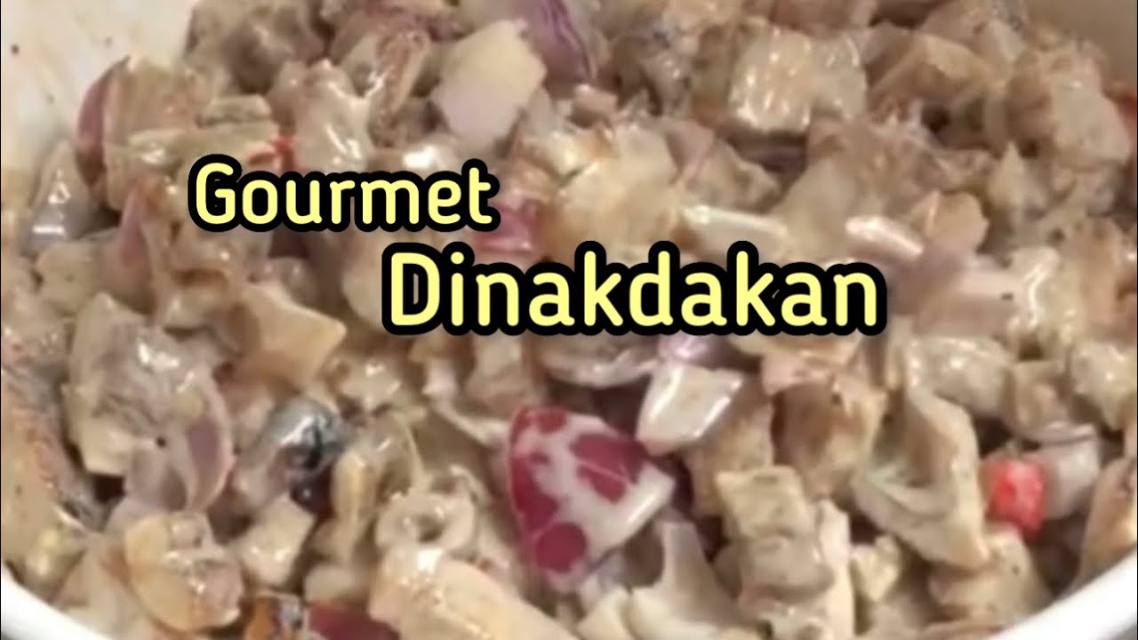 How to make Dinakdakan na pang ulam at pulutan - YouTube
