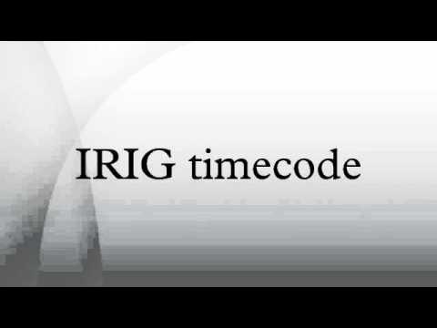 IRIG timecode - YouTube