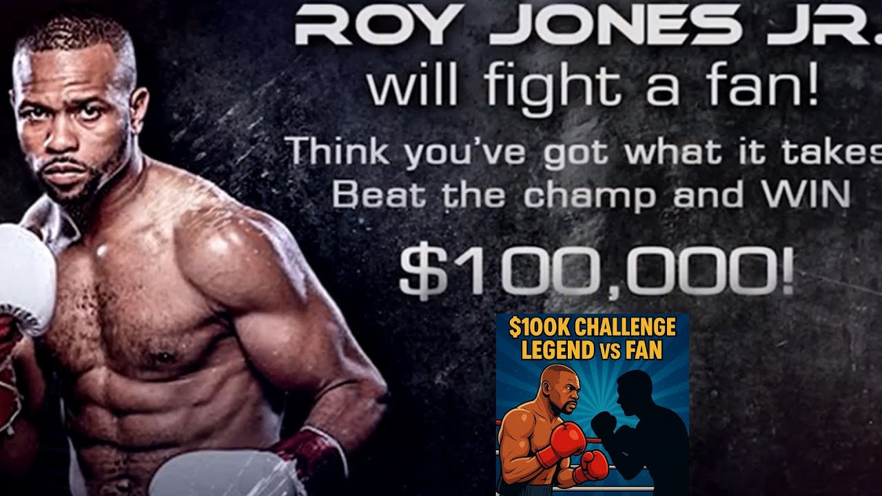 Roy Jones Jr. Faces Fan Vyron Phillips in $100,000 Challenge - YouTube