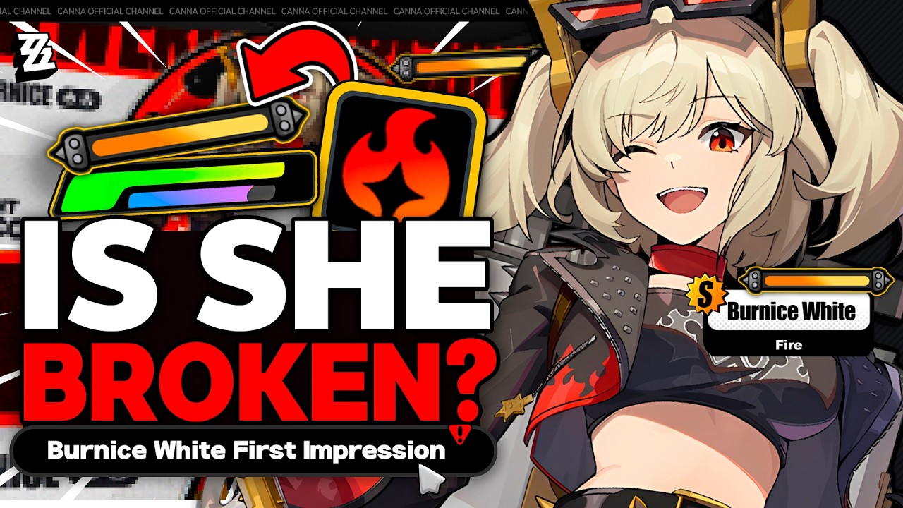 BURNICE IS INSANELY OP! A FIRST LOOK at Burnice White - Zenless Zone ...