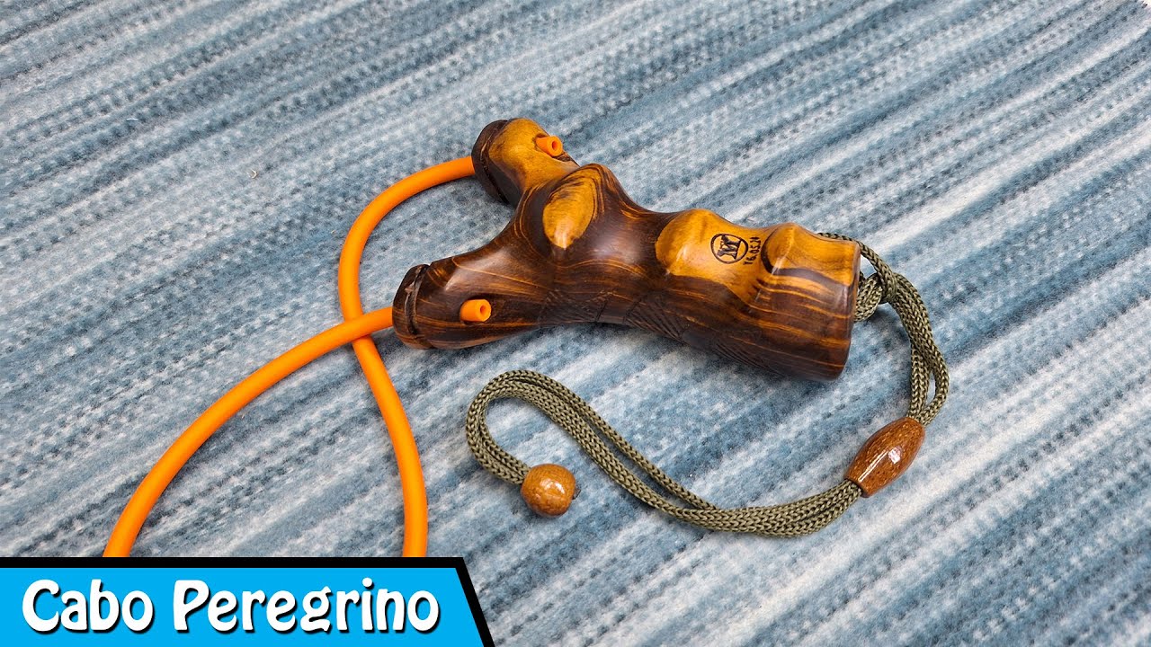 NOVO CABO DE ESTILINGUE - PEREGRINO (Baladeira / Forquilha) - YouTube