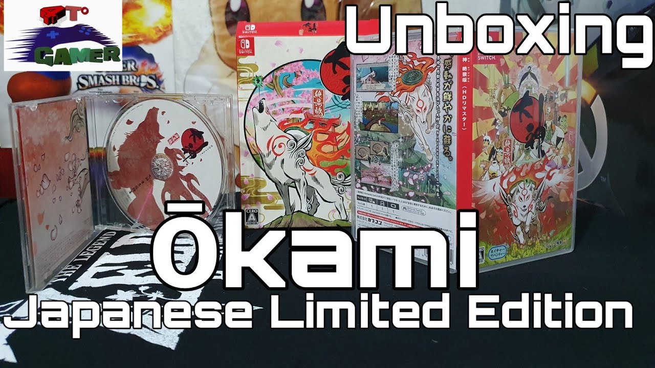 Unboxing Okami Nintendo Switch Japanese Limited Edition El Cuarto 4to ...
