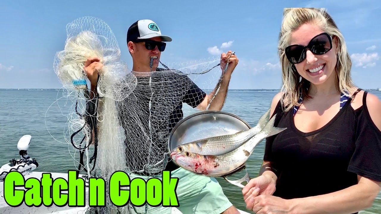 CastNet CATCH n COOK She Cooked it On the Boat - YouTube