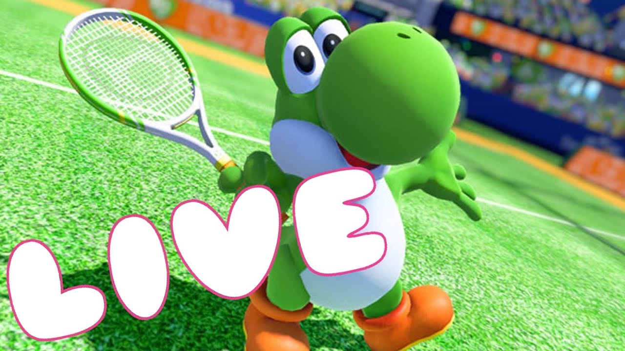 ⚾️🎾 Yoshi jest najlepszy - Wspinamy się po drabinie ⚾️🎾 | Mario Tennis ...