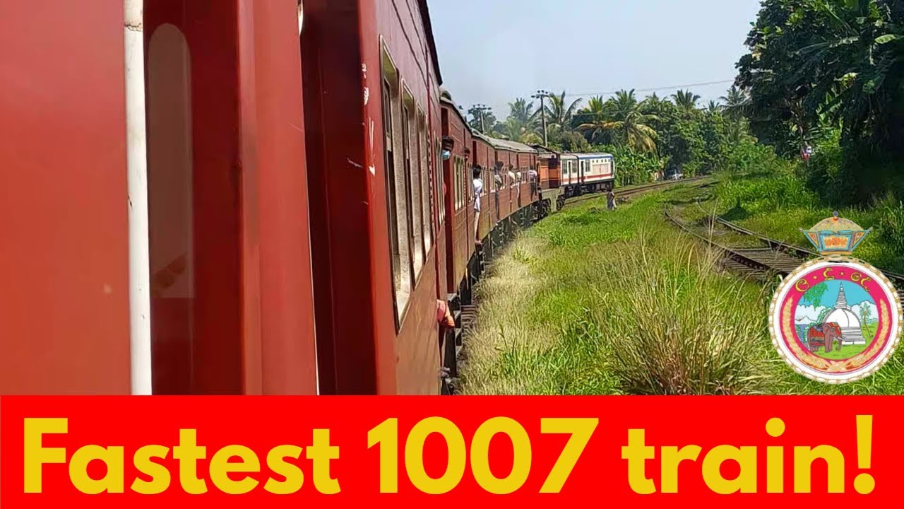 Fastest No 1007 Colombo - Badulla Express train With Class M6 797 ...