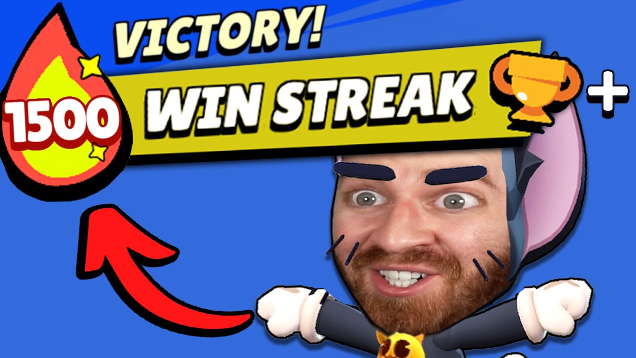 How I went on a 1500+ Win Streak in Brawl Stars! 🤯 - YouTube