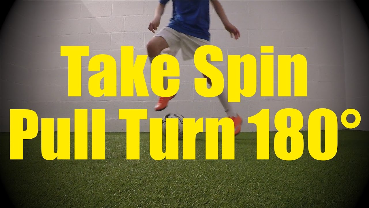 Take Spin Pull Turn 180° (Half Zidane) - Static Ball Control Drills ...