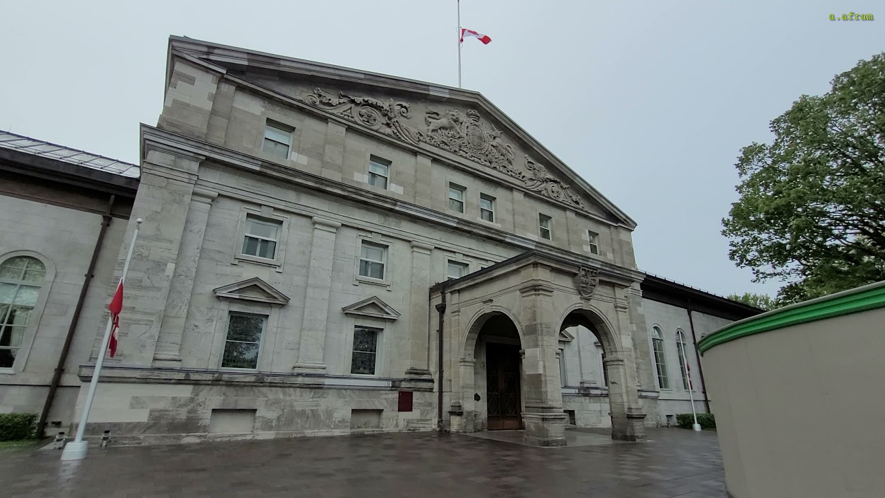 [4K] Walking Tour of Rideau Hall Governor General of Canada Residence ...