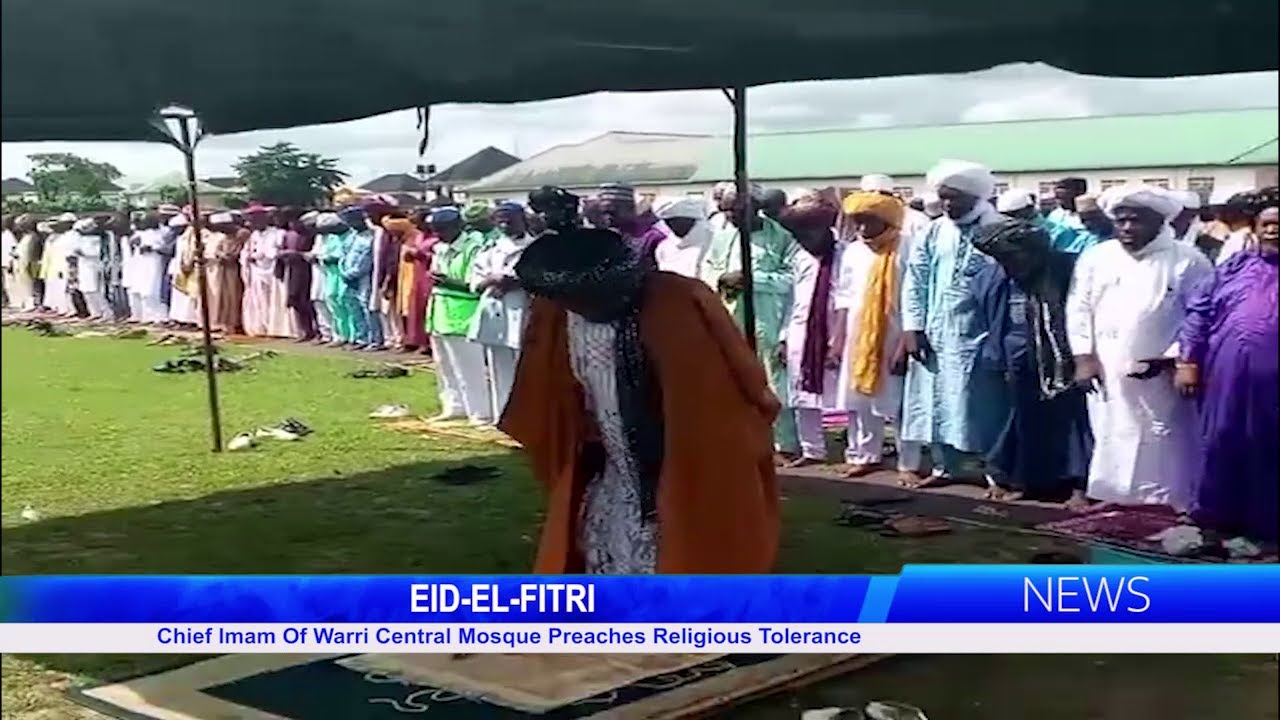 Chief Imam Of Warri Central Mosque Preaches Religious Tolerance - YouTube