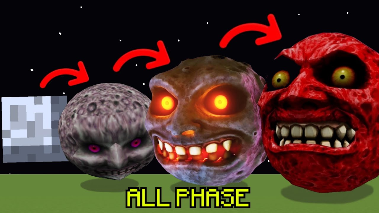 Lunar Moon ALL PHASES in Minecraft - YouTube
