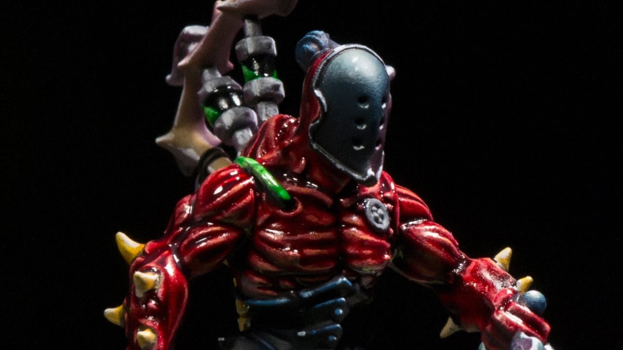 How to paint Dark Eldar Wrack by Lester Bursley - YouTube