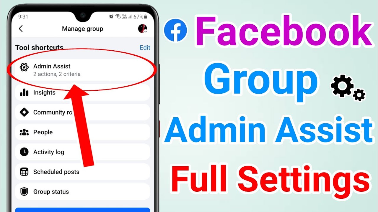 Facebook group admin assist setting | Admin assist full settings in ...