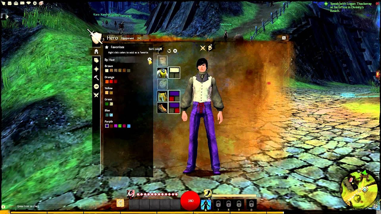 Guild Wars 2 Color Dying your equip - YouTube