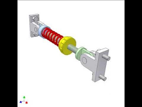 Adjusting Force Of A Compression Spring 1 - YouTube