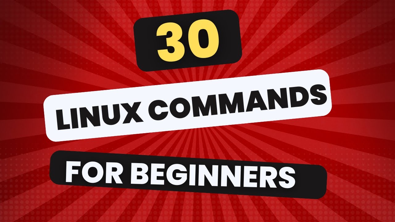 30 Linux commands for beginners - YouTube