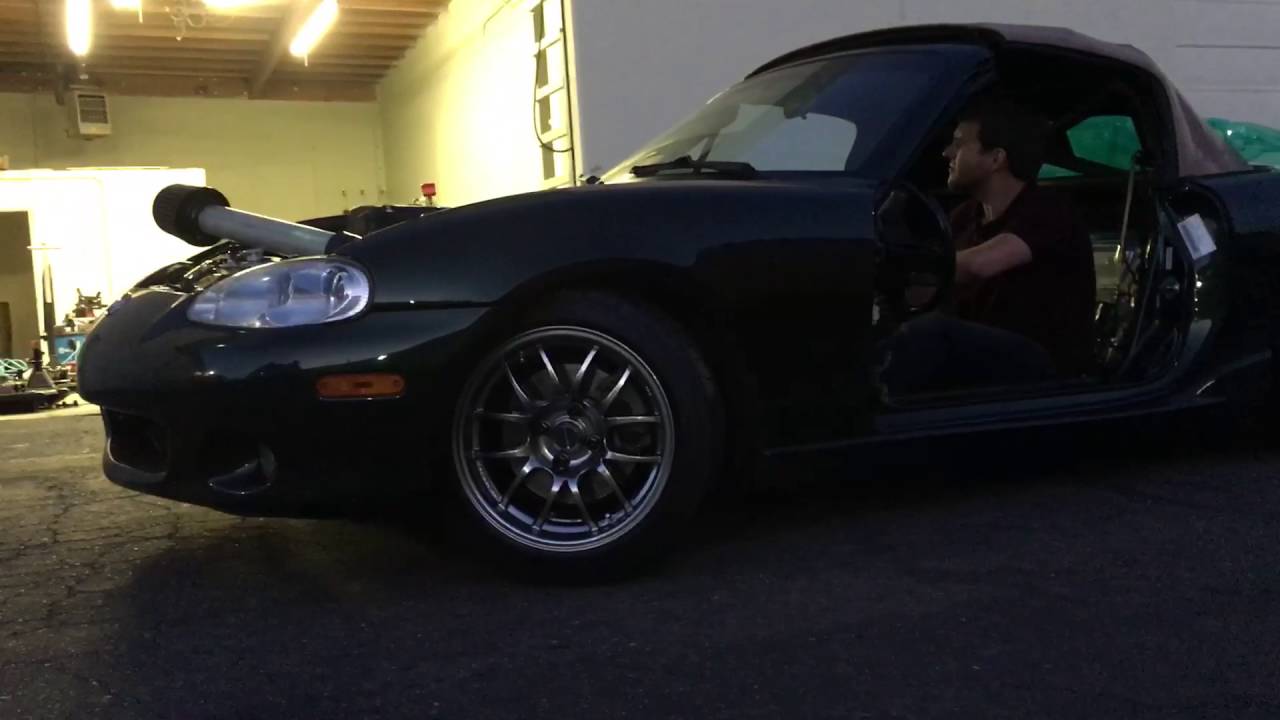 Trackspeed K24A2-powered Mazda Miata - YouTube