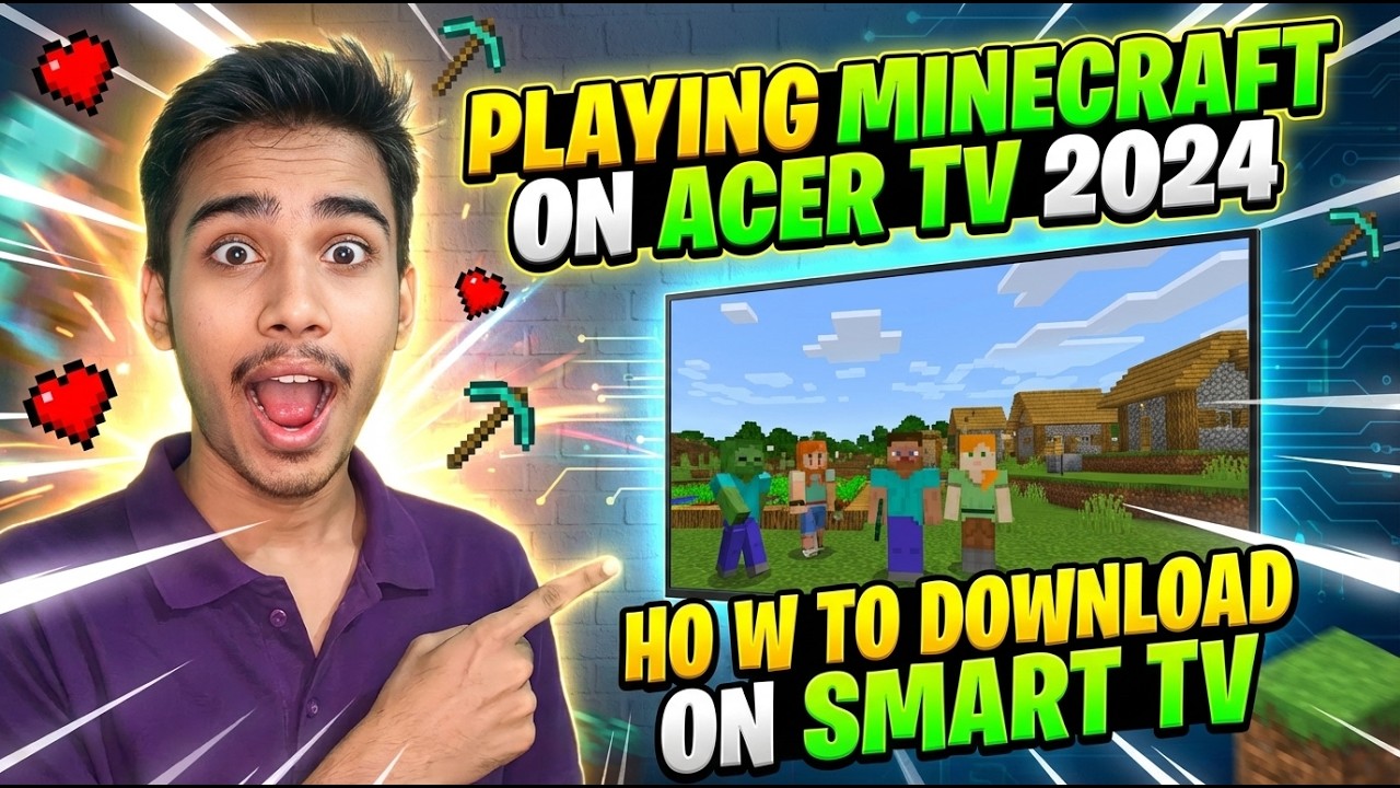 Playing Minecraft On Acer TV In 2024 | Android TV & Smart TV | How To ...