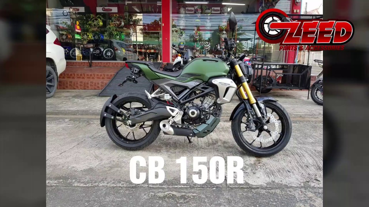 HONDA CB150R Custom CB 150R Kitaco H2C M.A.D Parts - YouTube