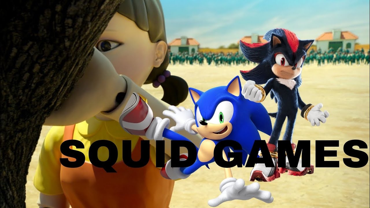 Sonic and shadow - Squid games - YouTube
