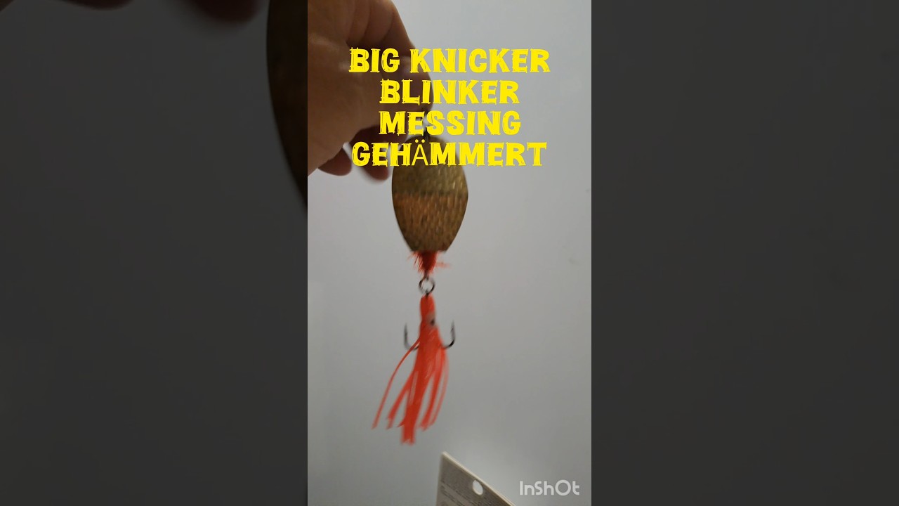 XXL KNICKER BLINKER #fishing #angeln #diy - YouTube