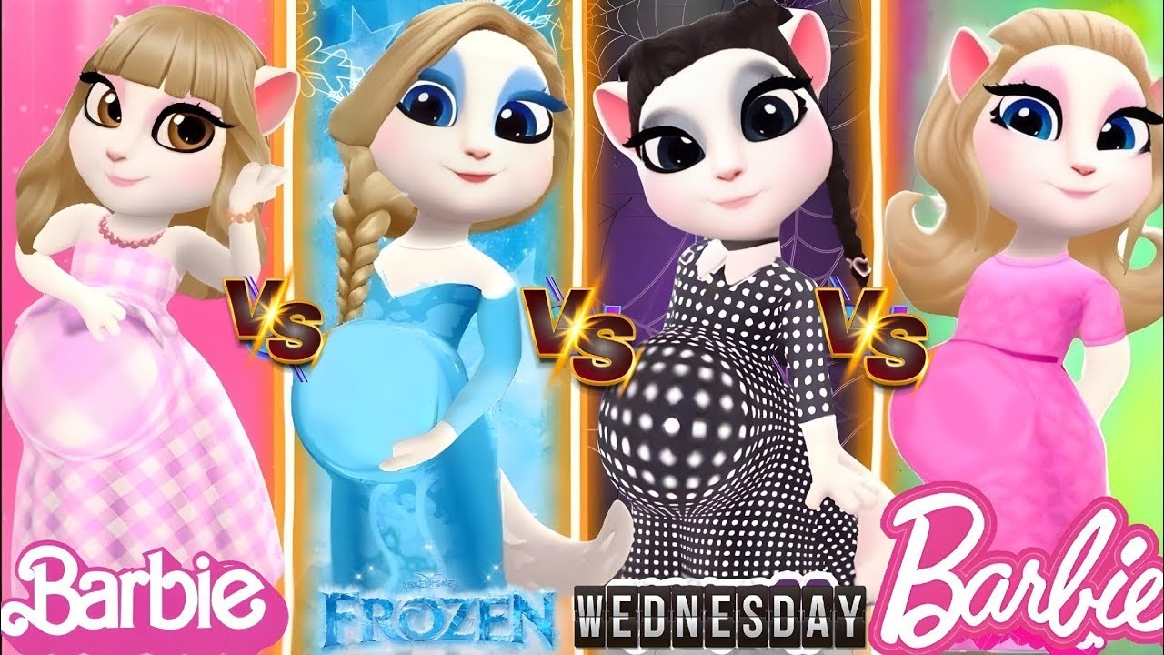 Barbie VS Elsa VS Wednesday pregnant || Cosplay - YouTube