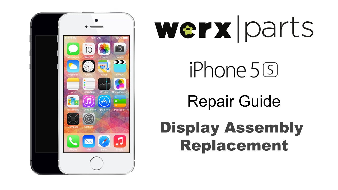 iPhone 5s Screen Replacement - YouTube
