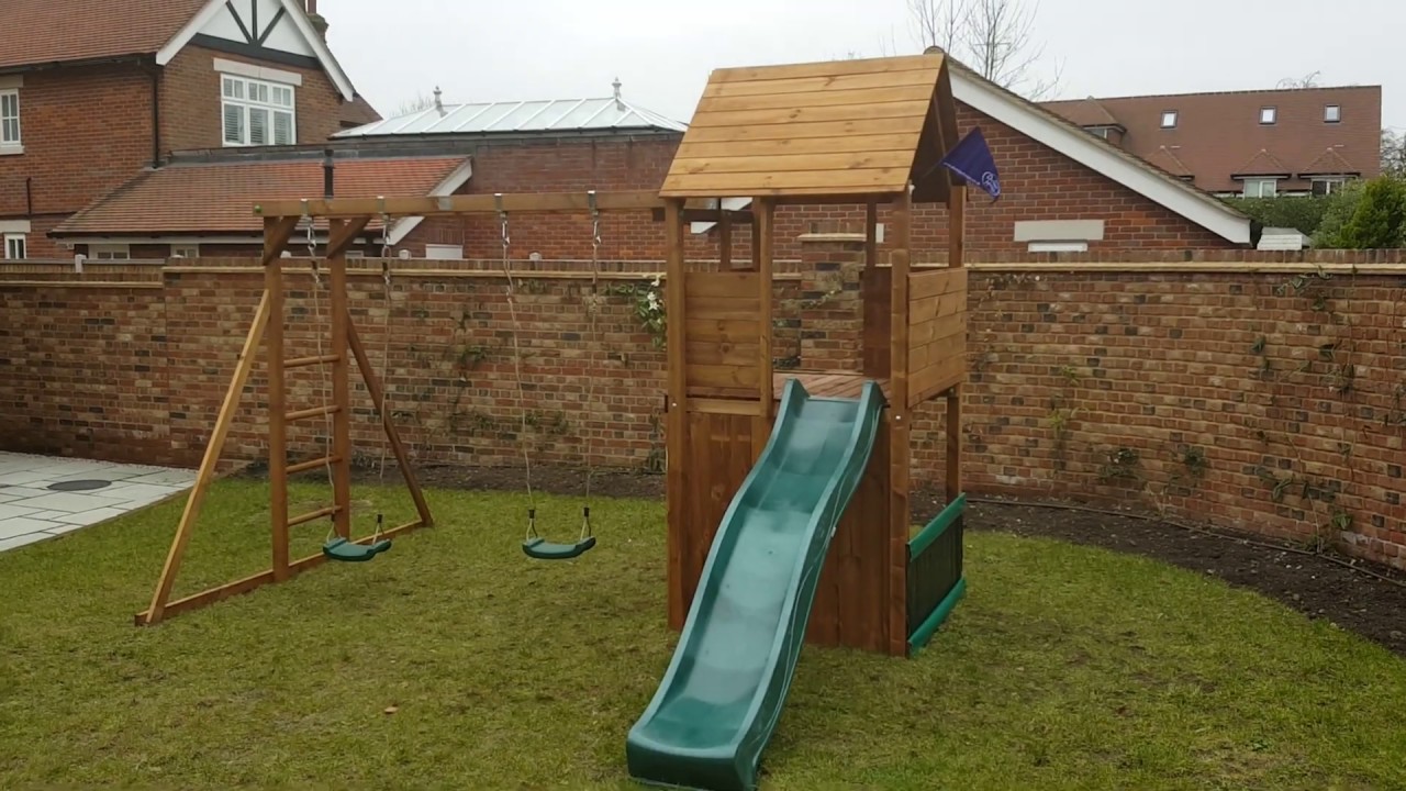Dunster House FortPlus Escape Climbing Frame Assembled by 'Climbing ...