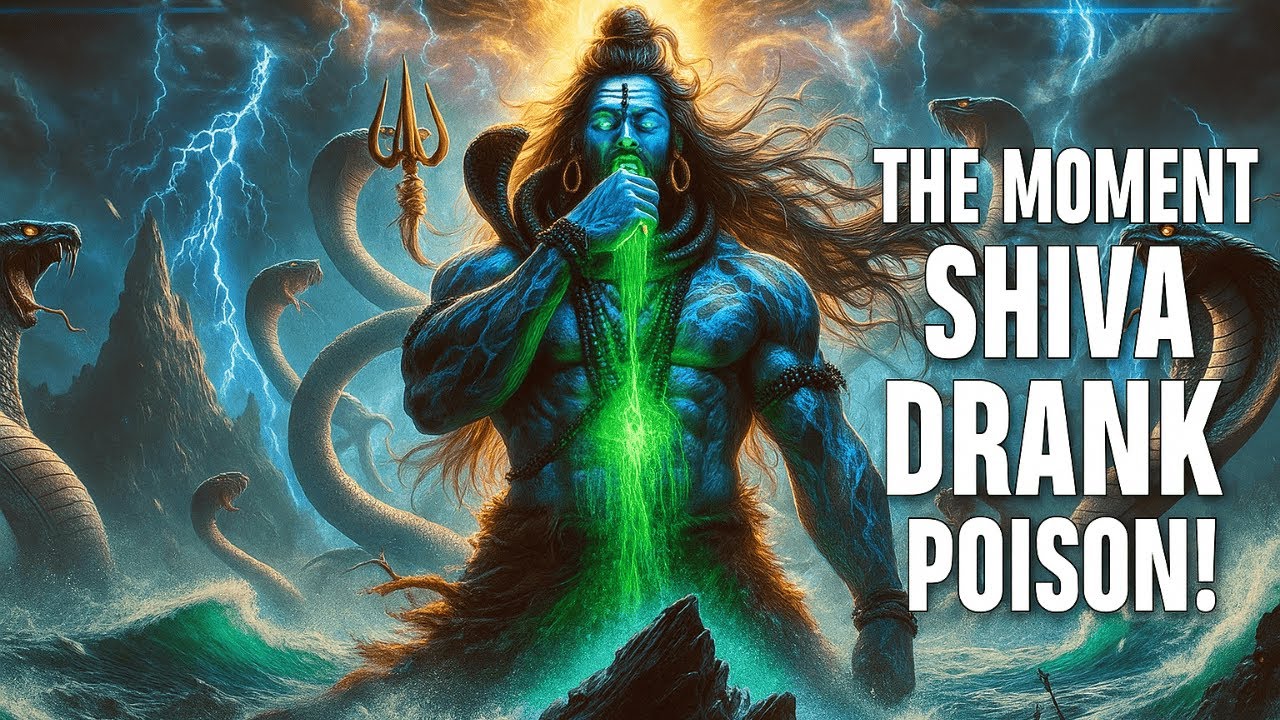 The Moment Lord Shiva Drank Poison to Save the World | Neelkanth ...