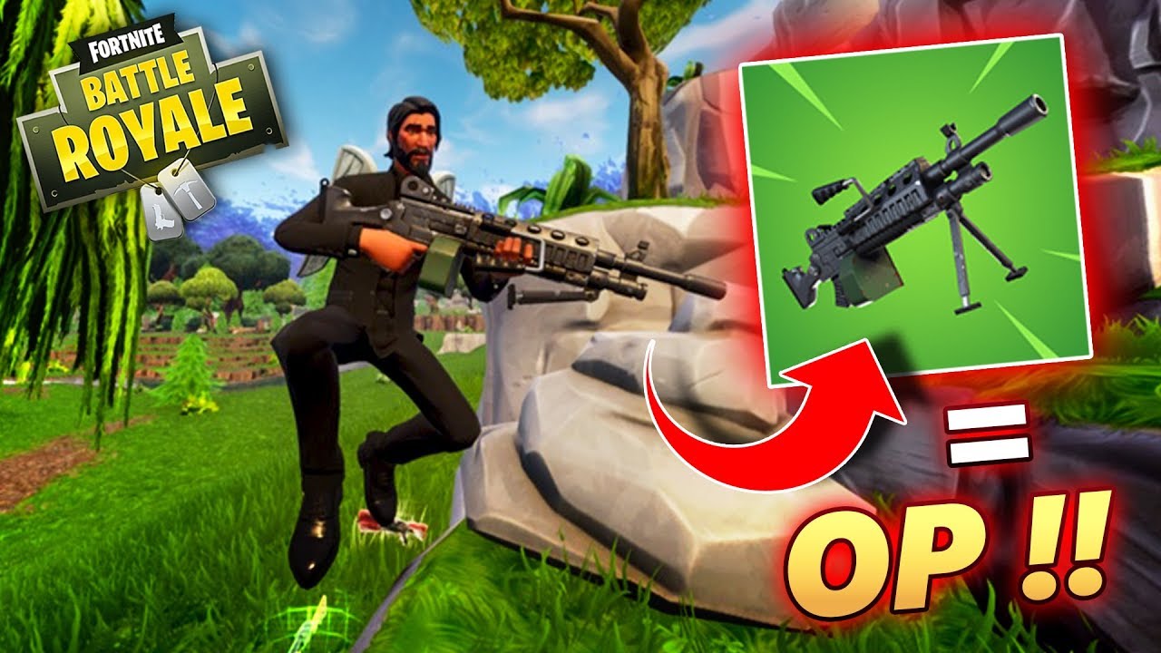 *NIEUWE* LMG GUN IS OP!! - Fortnite Battle Royale (Nederlands) - YouTube