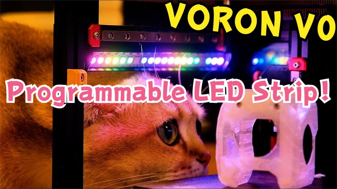 Voron V0 RGB Programmable LED Strip 2.0! DIY Lighting Effects ...