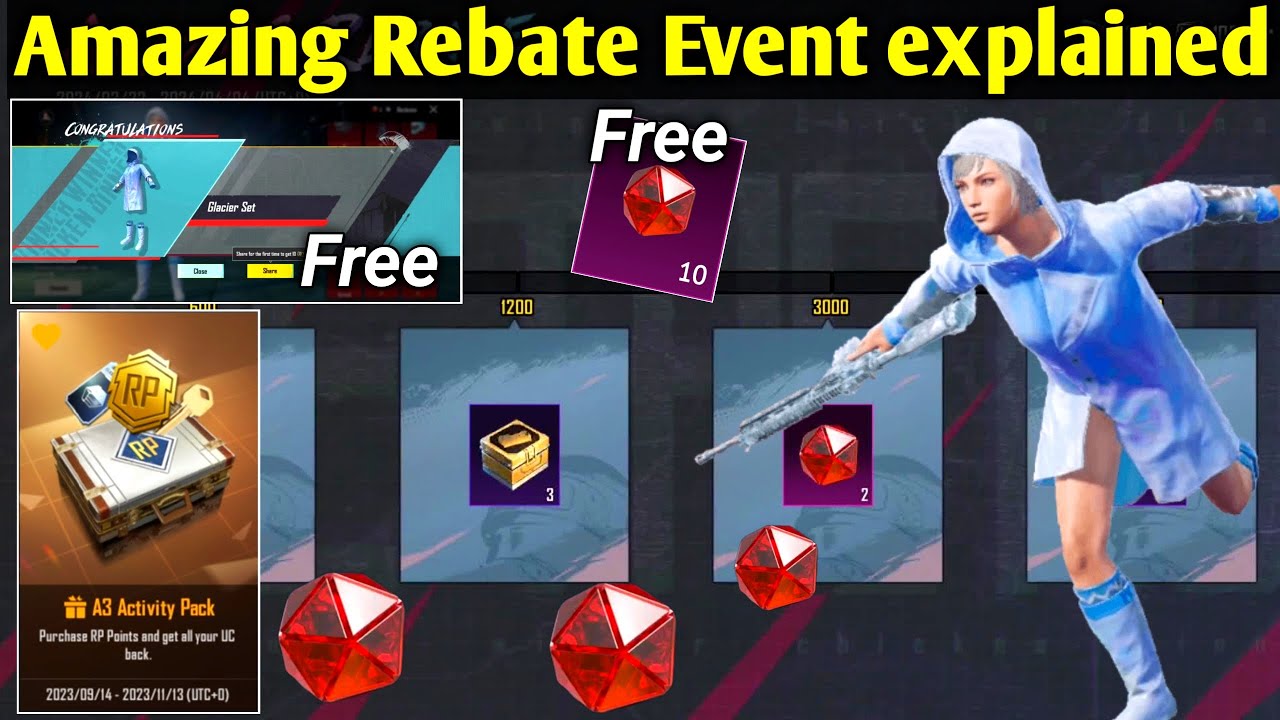 Get Free mythic Emblem in PUBG Amazing Rebate Event Explained & buy Rp ...
