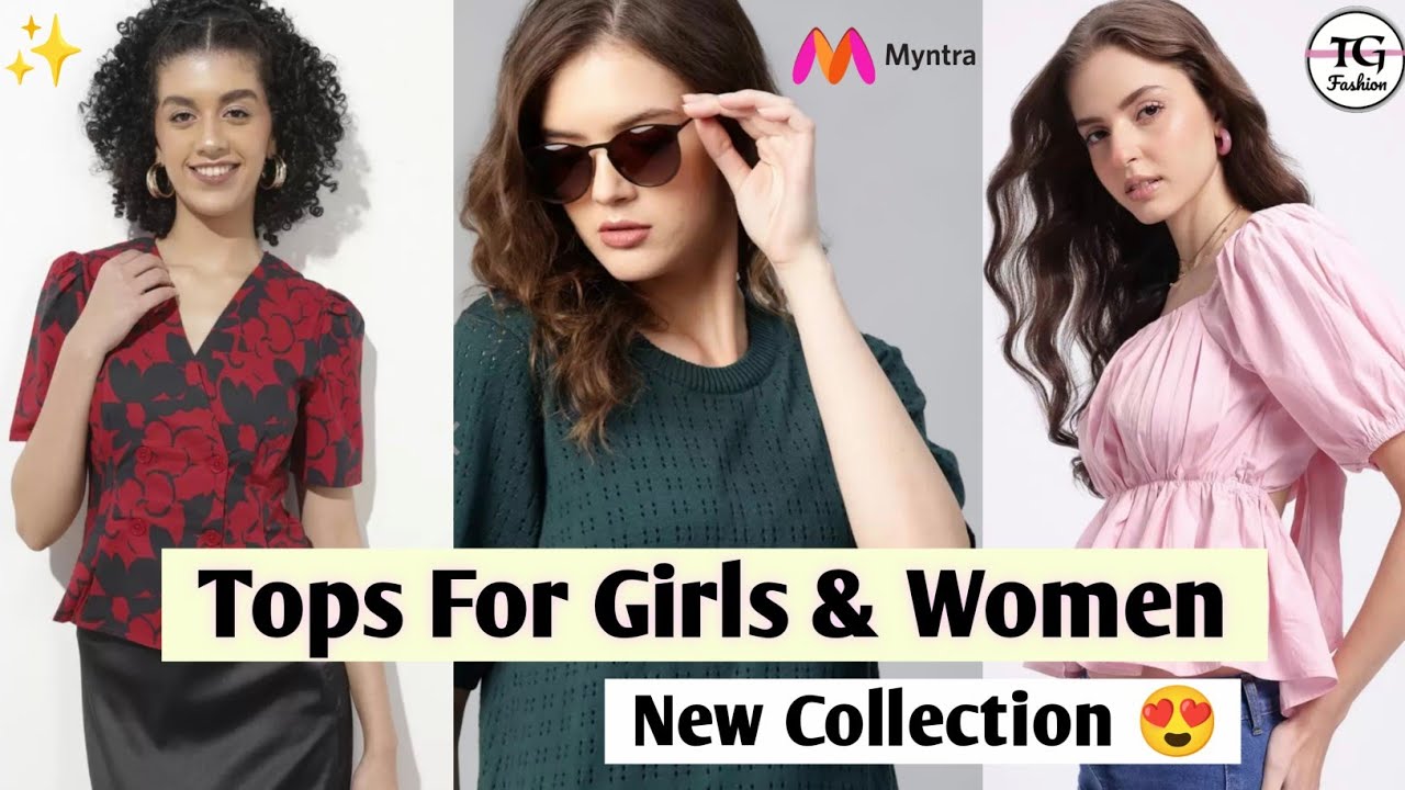 Tops For Girls/ Top For Girls With Name/ Tops For Girls Myntra #tops # ...