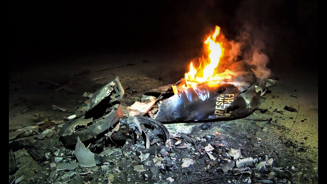 Crazy EUC Fire - Fire Sack Failure - Major PEV Lithium ION Battery ...