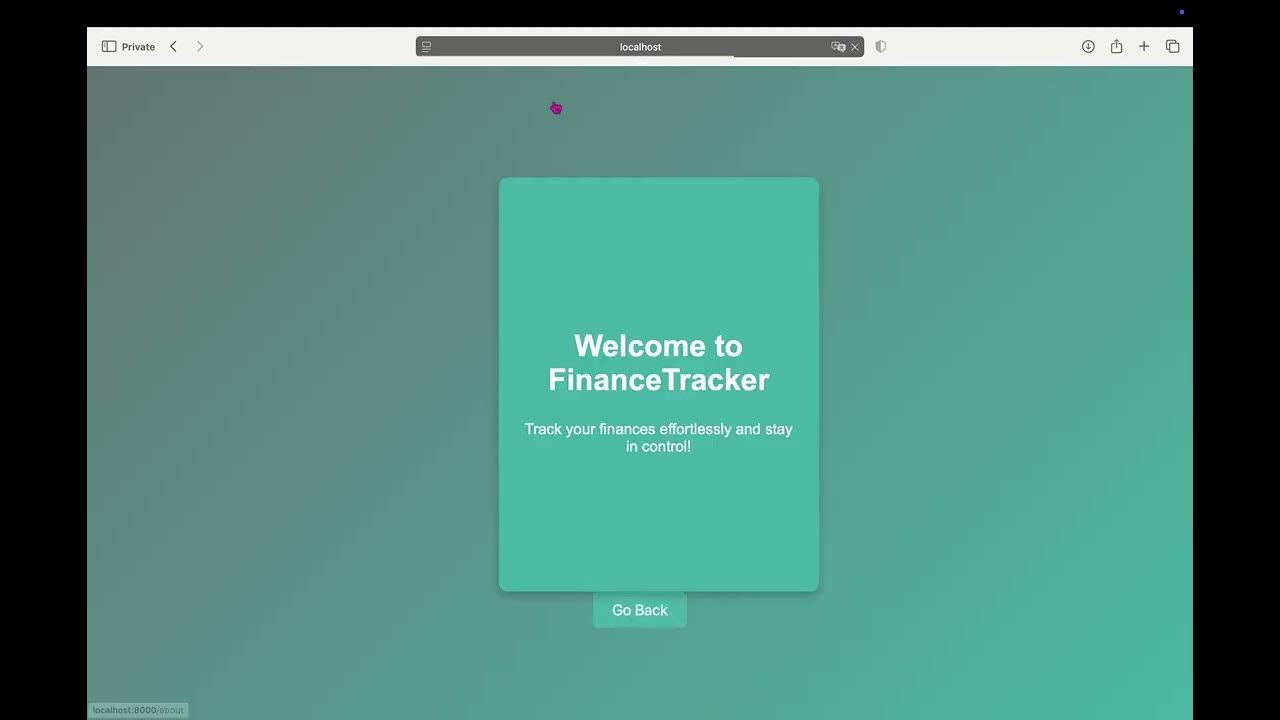FinanceTracker - Capstone - CS50’s Web Programming with Python and JavaScript - YouTube