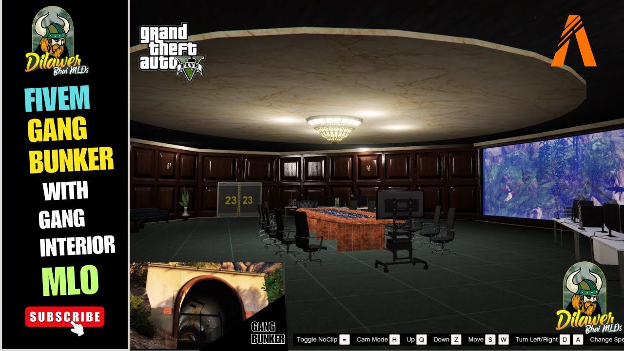 Fivem exploring Gta 5 gang bunker with gang interior mlo fivem gang ...
