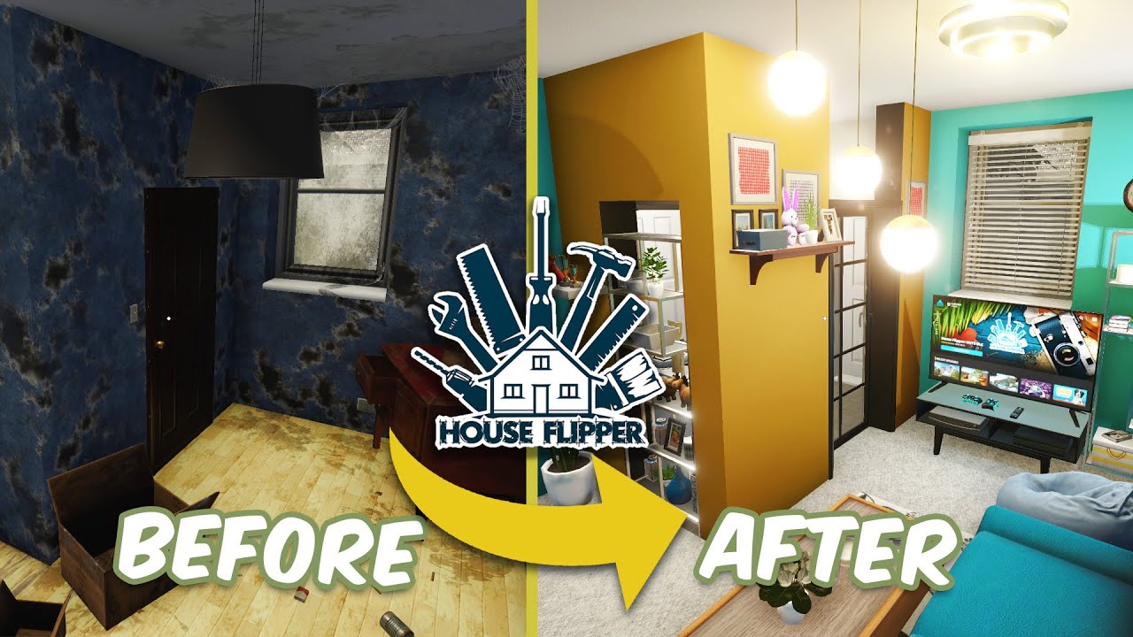 FULL RENOVASI RUMAH JELEK JADI BAGUS - HOUSE FLIPPER INDONESIA - YouTube