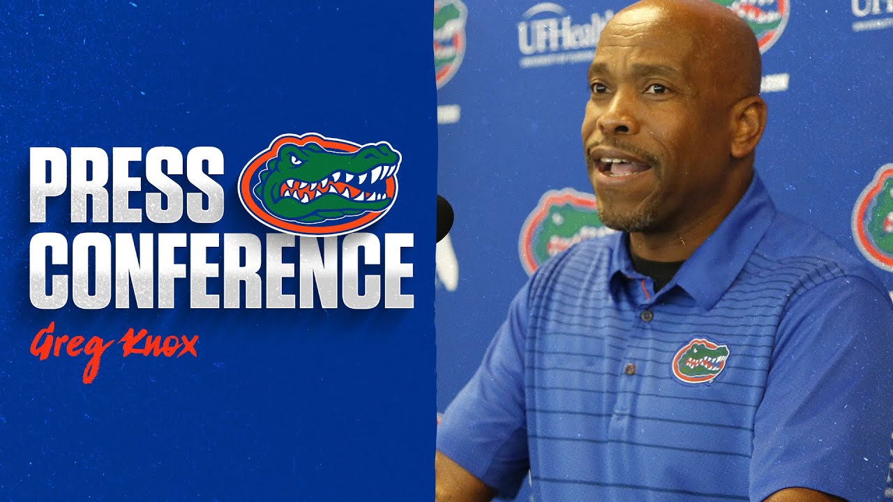 Florida Football: Greg Knox Press Conference - YouTube