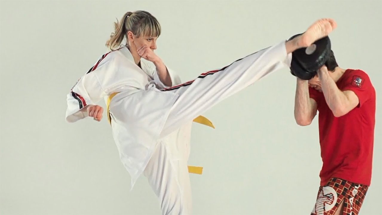Fashion Model Karate Self-Defence. Ekatherina Logutova. Training For ...