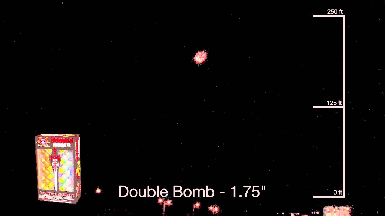 Double Bomb - 1.75" Double Break Artillery Shell - YouTube