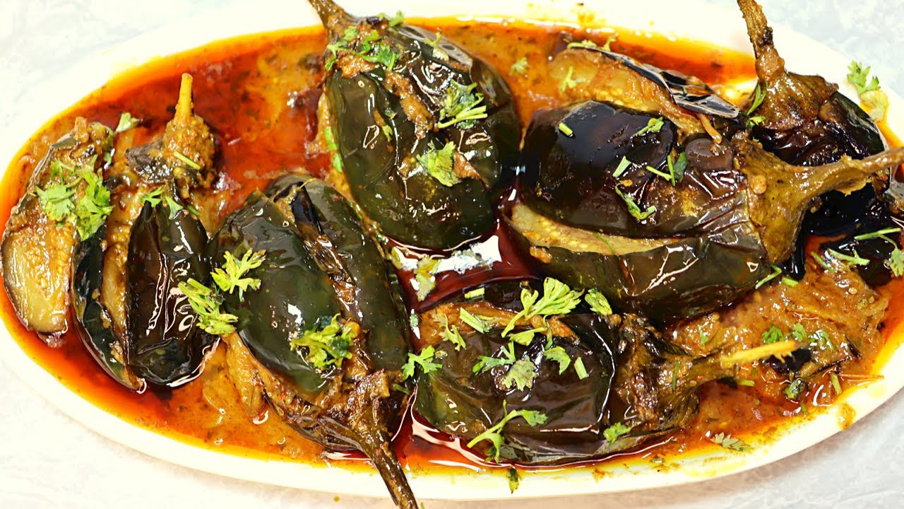 Masala Baingan Fry |Dahi Baingan masala| Special Dahi Gravy Baingan ...