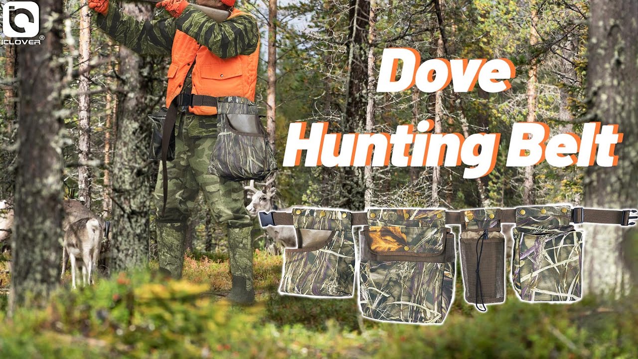 Dove Hunting Belt, Adjustable Field and Game Belt with Game Bag, Shell ...