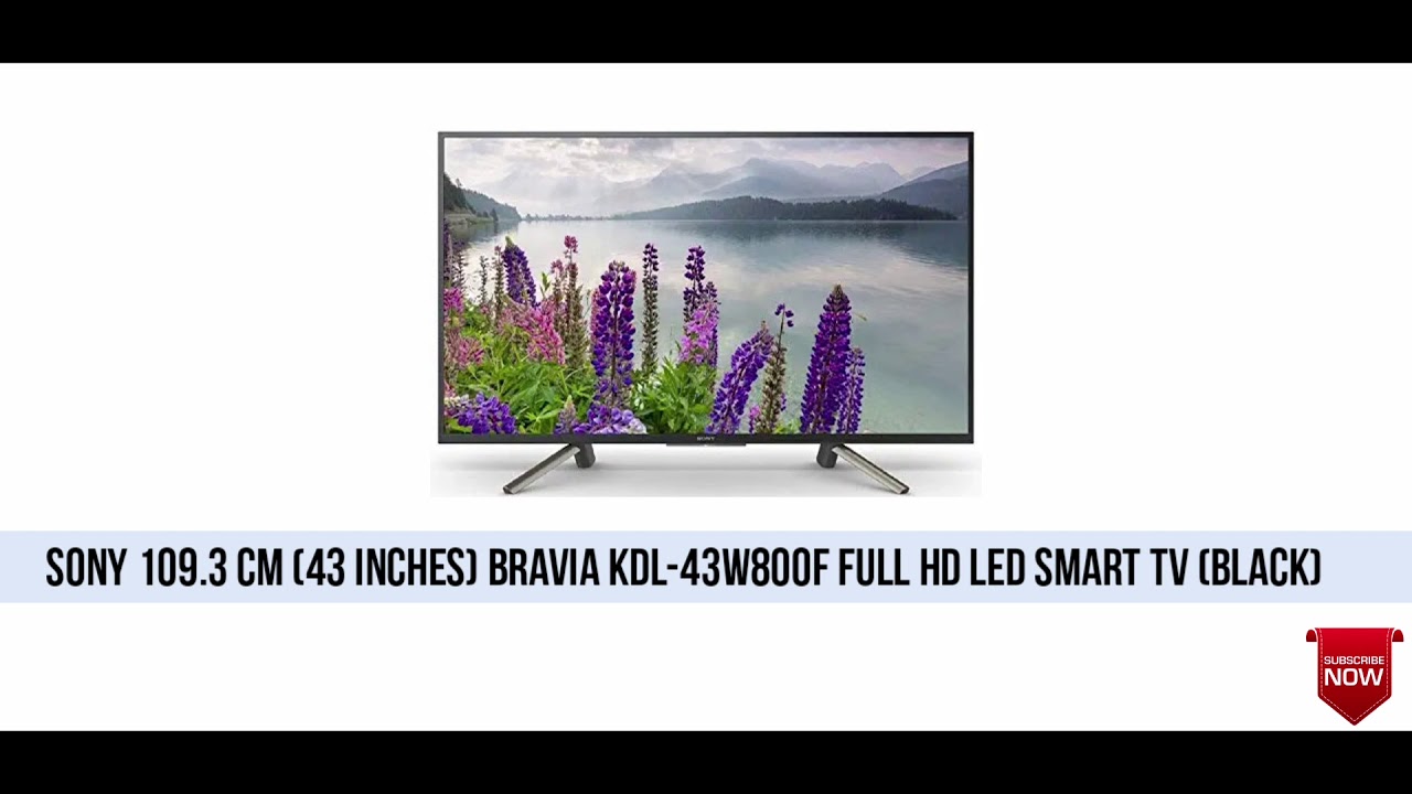 Sony 43Inch Bravia KDL-43W800F Full HD LED Smart TV Specifications ...