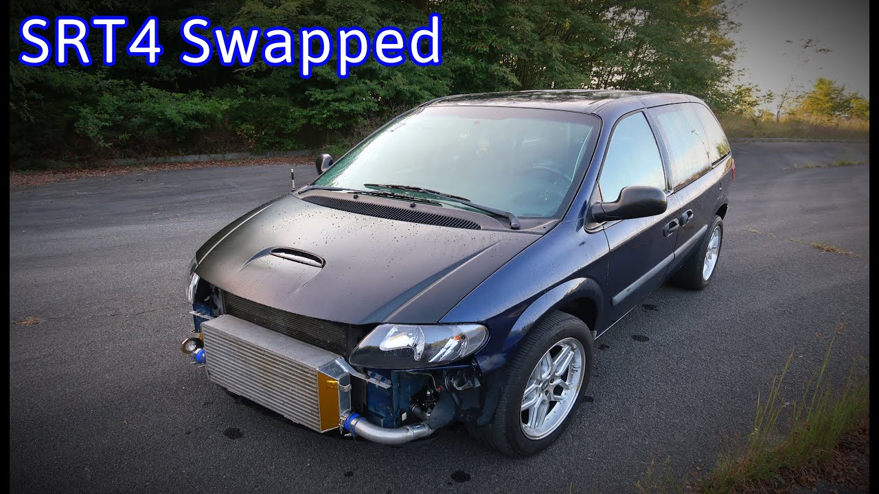 First Pulls in my SRT4 Swapped Minivan - YouTube