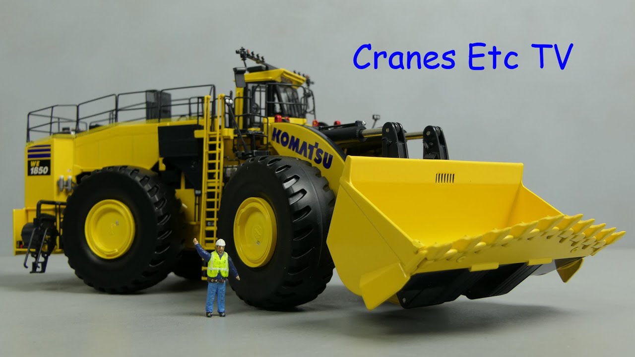 Weiss Komatsu WE 1850 Wheel Loader by Cranes Etc TV - YouTube