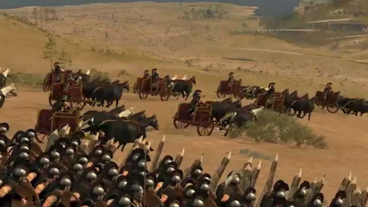 Rome 2 Total war Epic Cinematic Land Battle - Myrmidons VS Imortals ...
