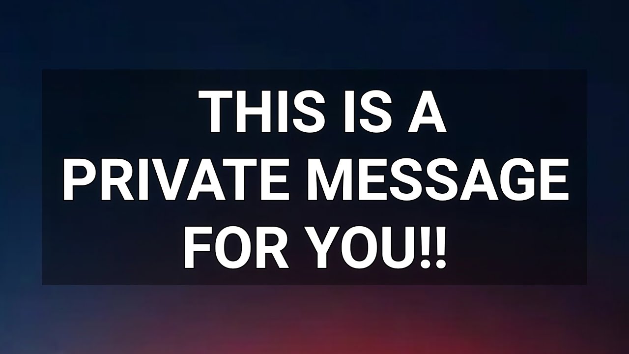 God Says: This Private Message Only For You Open It👆 God's Message For ...