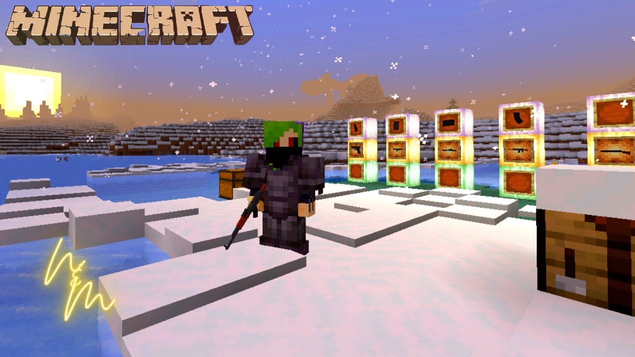 Minecraft Add-ons | Minecraft OP gun mod | minecraft mein sniper - YouTube