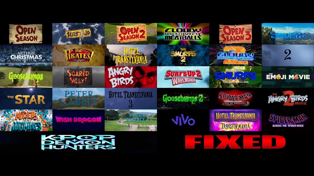 All Sony Pictures Animation and Related Movies at Once (2006 - 2025 ...